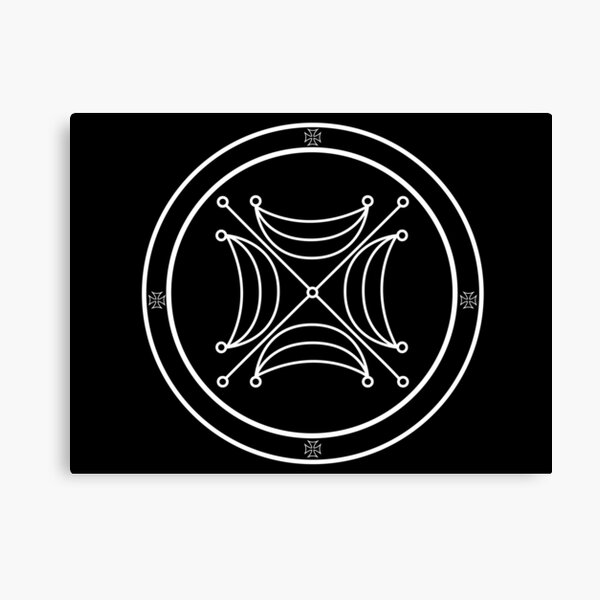 "Planetary Seal of the Moon Symbol" Canvas Print for Sale by ...