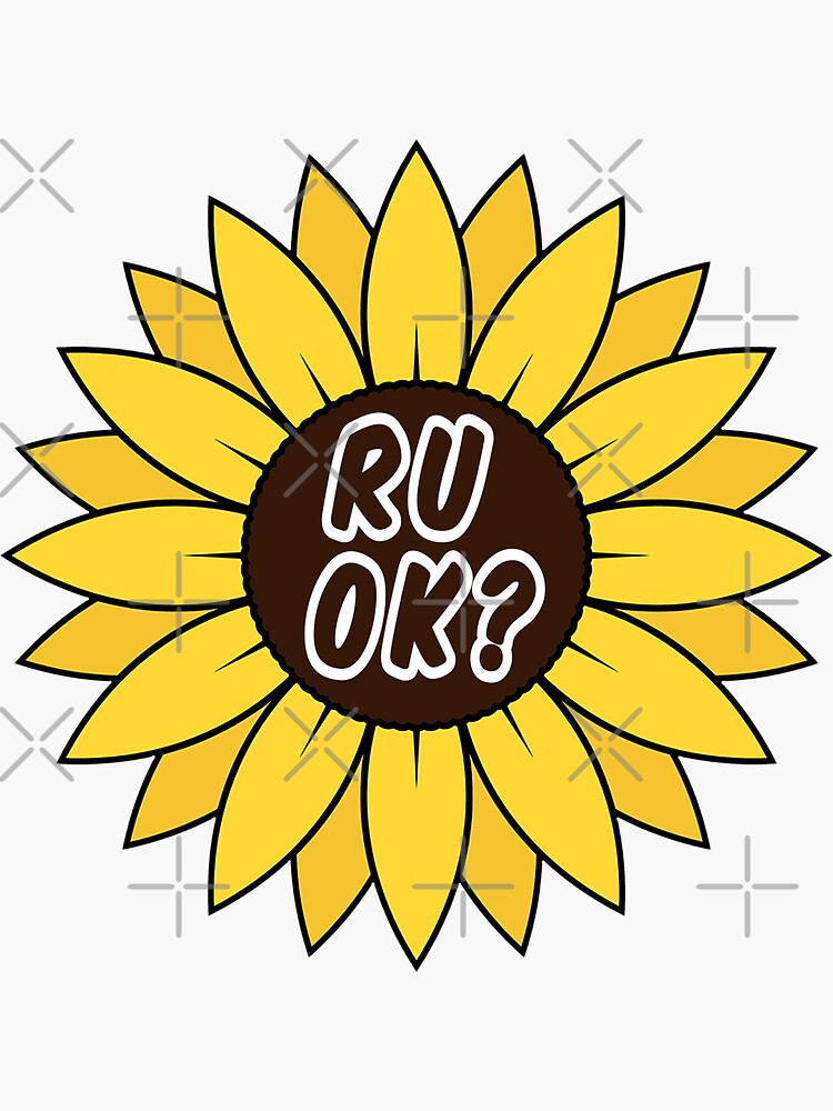 "RUOK?" Sticker for Sale by KoalaBox | Redbubble