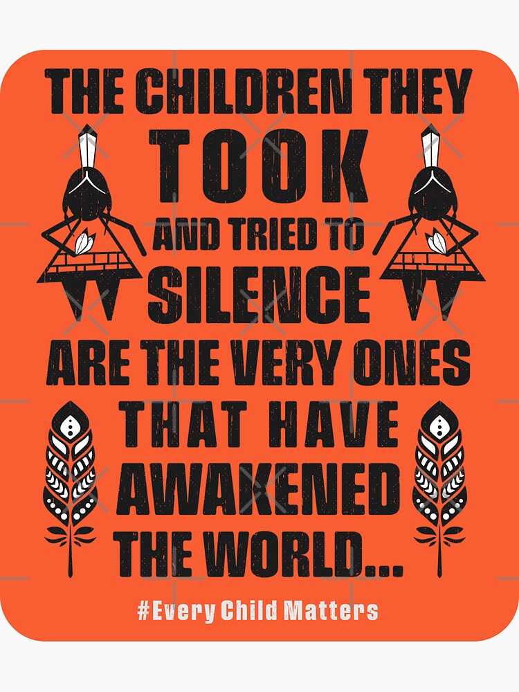 "Every Child Matters Orange Shirt Day Native American Indian" Sticker ...