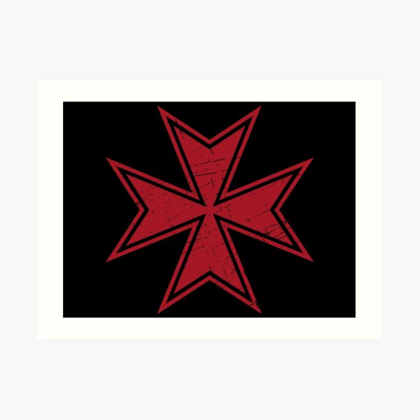 "Maltese Cross" Art Print for Sale by signsandsymbols | Redbubble