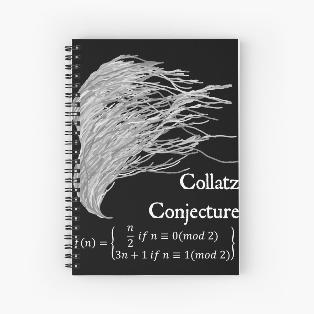 Cuaderno de espiral «Conjetura de Collatz 3n + 1 Matemáticas Física ...