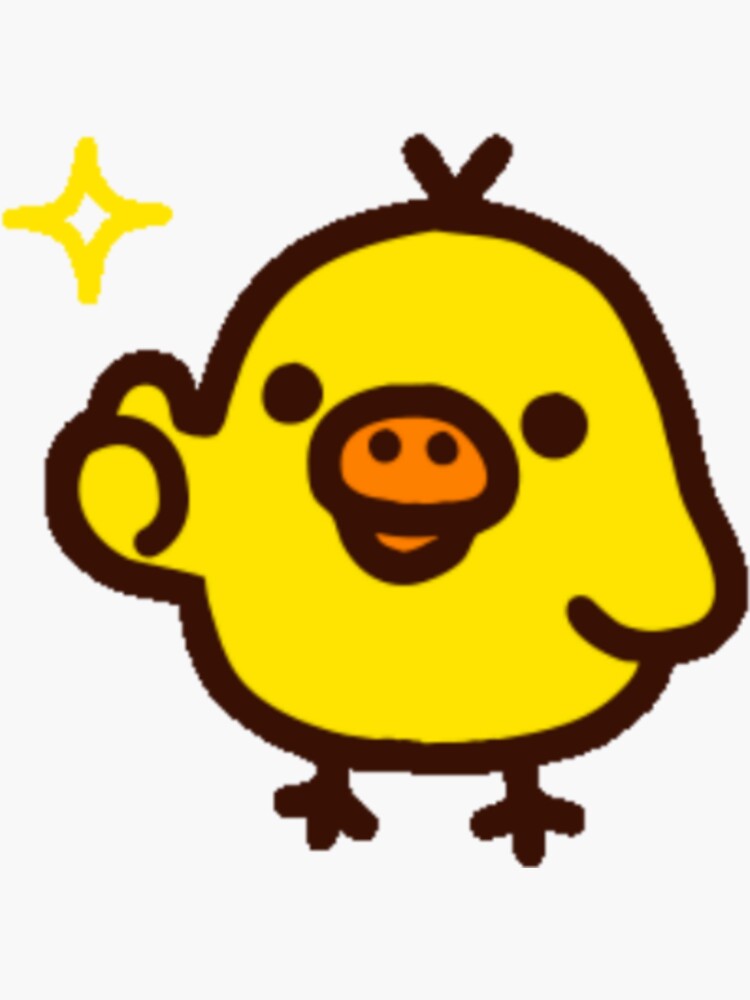 "Kiiroitori " Sticker for Sale by Gamehamza | Redbubble