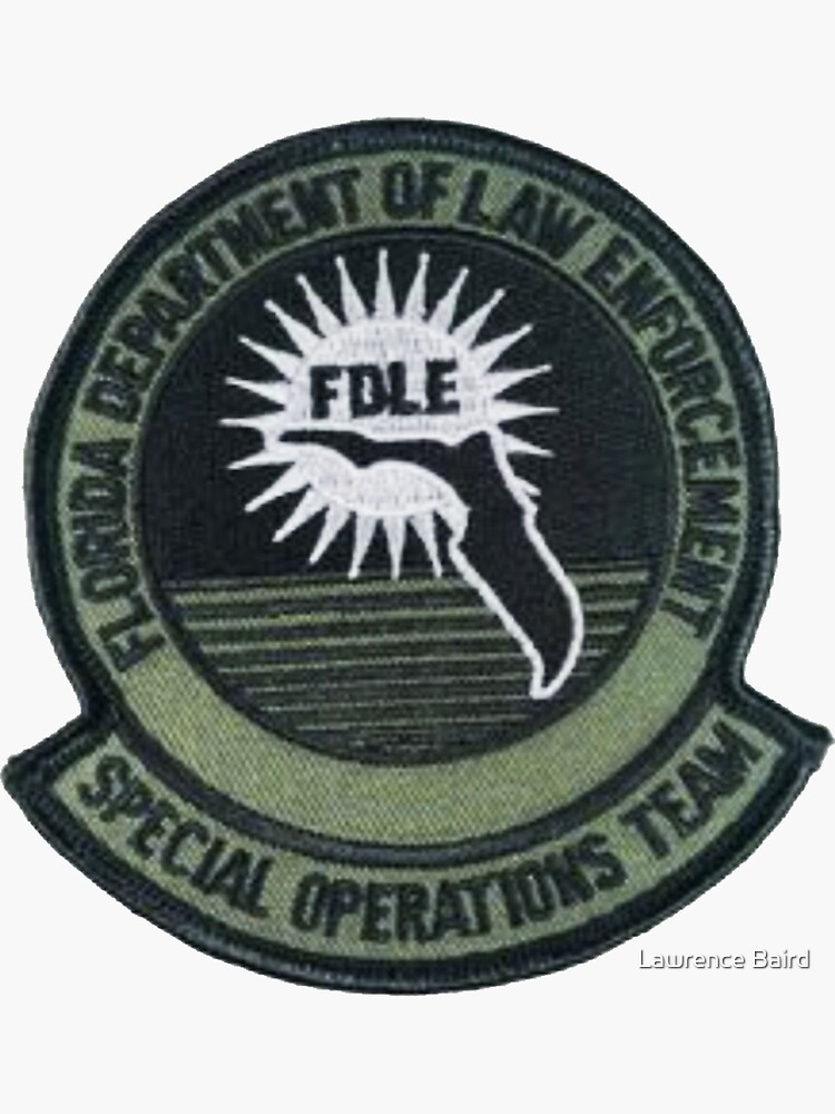 "FDLE Special Operations Team" Sticker for Sale by lawrencebaird ...