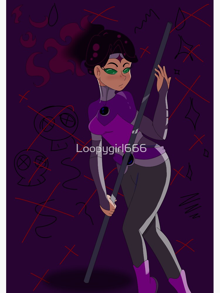 "Nightstar is Red X" Sticker for Sale by Loopygirl666 | Redbubble