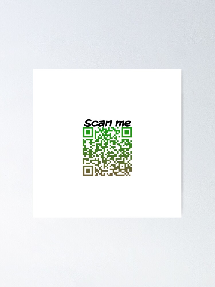 "Minecraft Classic QR Code" Poster for Sale by gracekets | Redbubble
