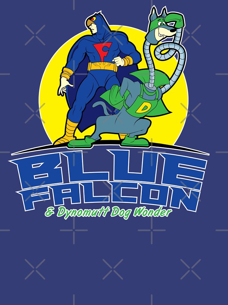 "Blue Falcon" T-shirt for Sale by santanafirpo | Redbubble | retro ...