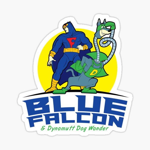 "Blue Falcon" Sticker for Sale by santanafirpo | Redbubble