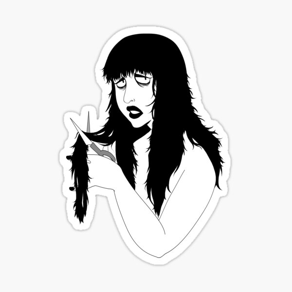 "Split Ends" Sticker for Sale by RessQ | Redbubble