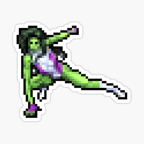 "She Hulk" Sticker for Sale by UnderOneSky | Redbubble