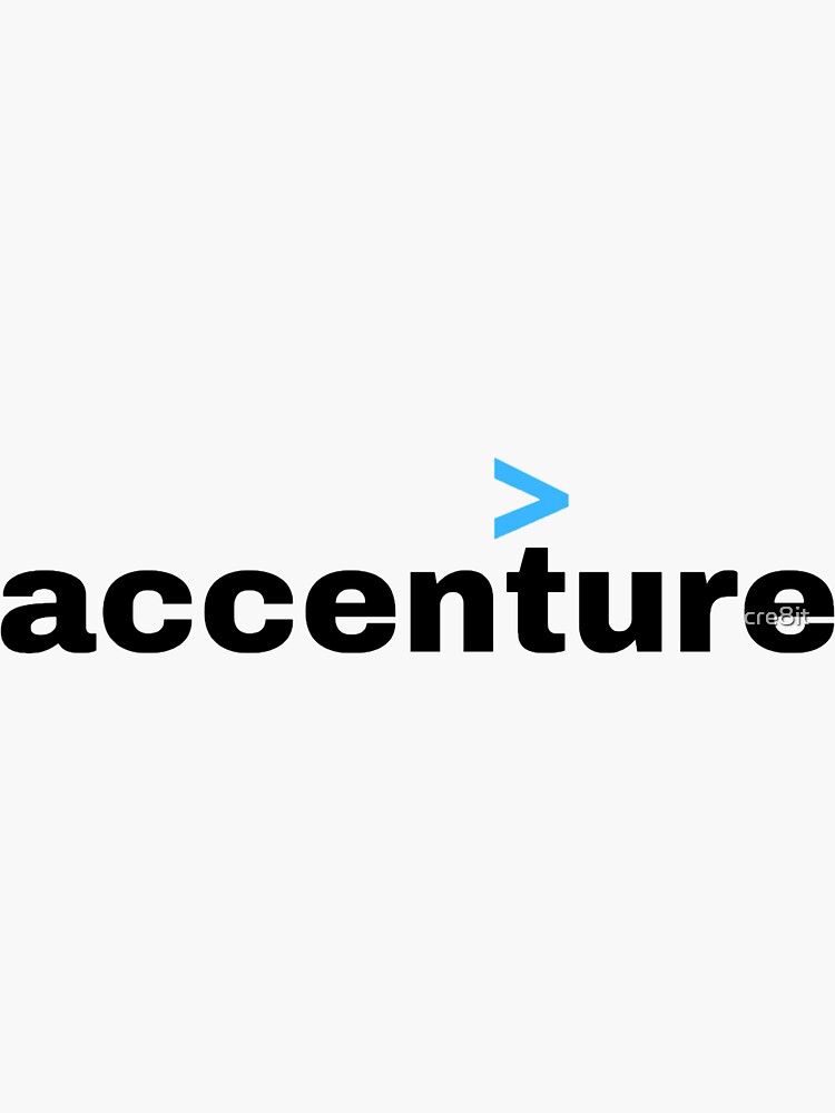 "Accenture Logo Merch" Sticker for Sale by cre8it | Redbubble