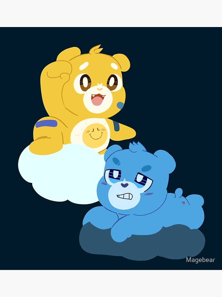 "Caring is Sharing" Poster by Magebear | Redbubble