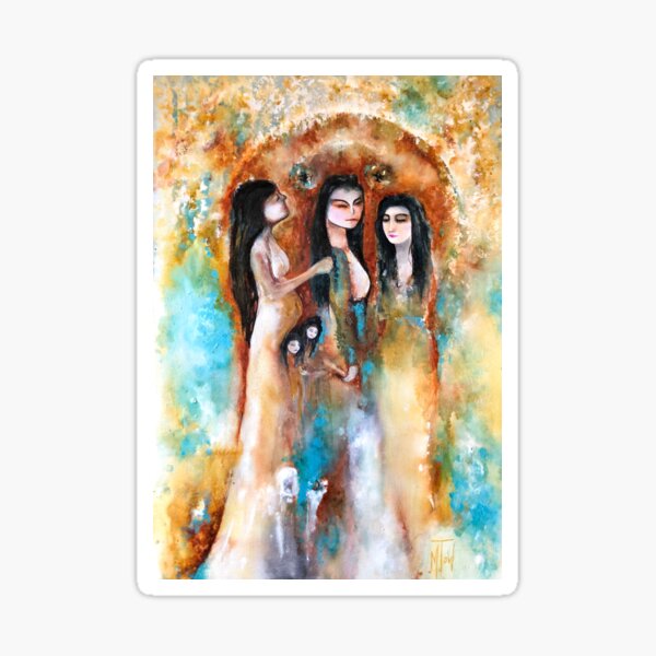 "We Are" Sticker by MarianneTowArt | Redbubble