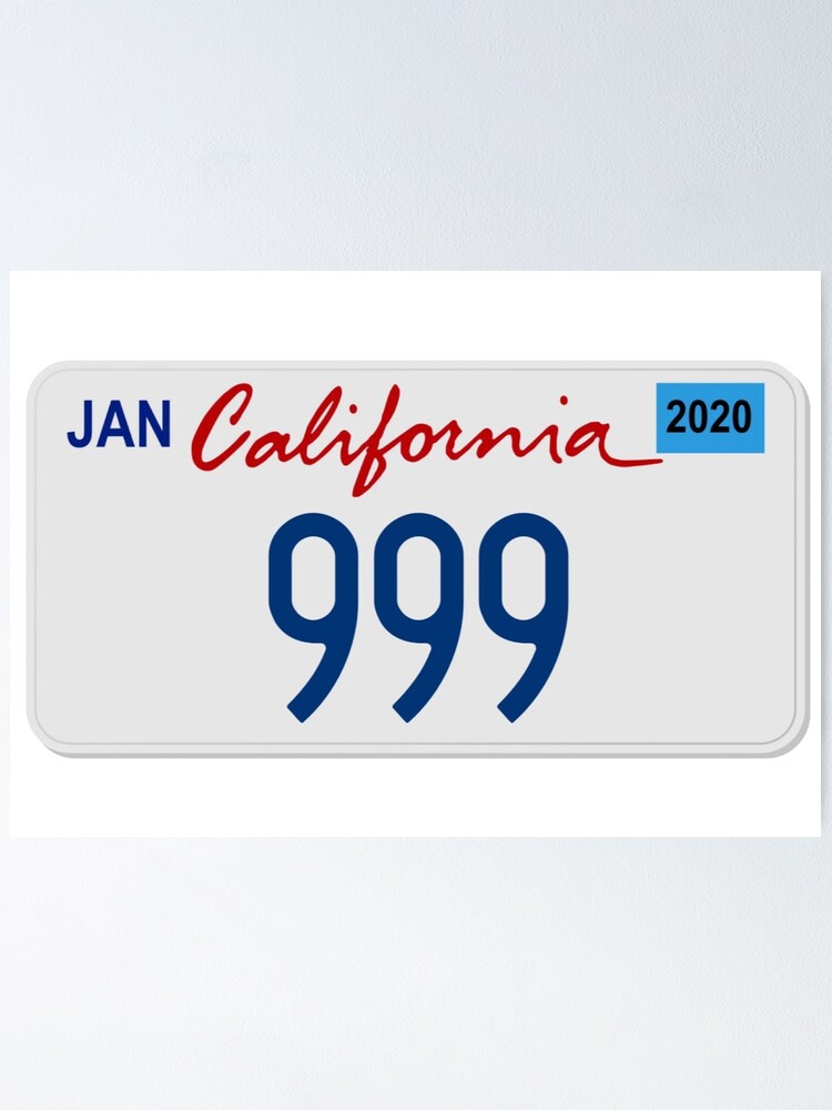 "999 Angel Number Plate" Poster for Sale by moniquesb | Redbubble