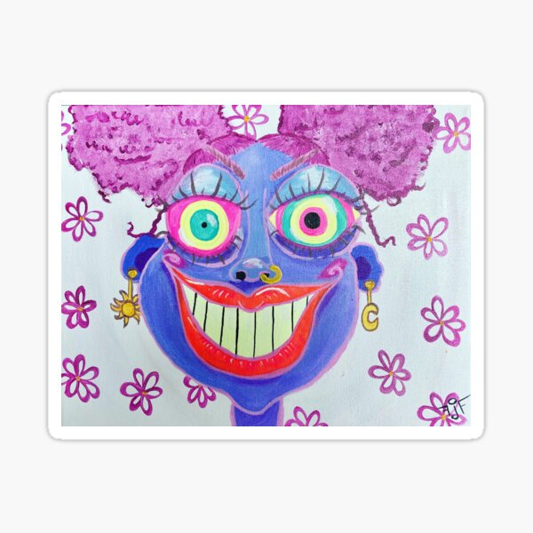"Xenia" Sticker by FreeformJazArts | Redbubble