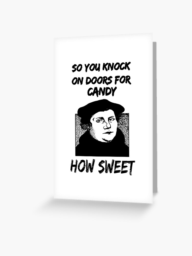 "Happy Reformation Day! Martin Luther" Greeting Card for Sale by ...