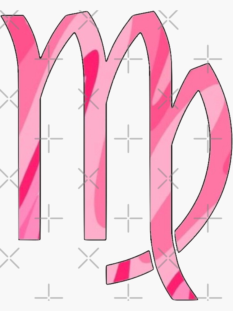" VIRGO PINK MARBLE STICKER" Sticker for Sale by ava-olivia | Redbubble