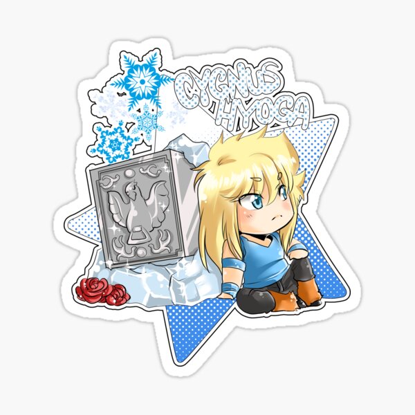 "Cygnus Hyoga" Sticker by Kamapon | Redbubble