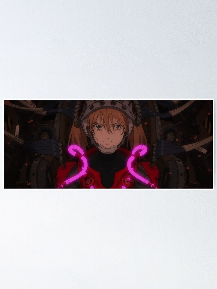 "Asuka In The Mech | Evangelion: 3.0+1.0 Thrice Upon A Time" Poster by ...