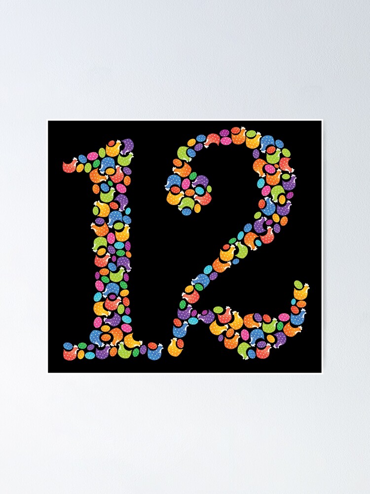 "Typography Twelve (Children's Book Illustration)" Poster for Sale by ...