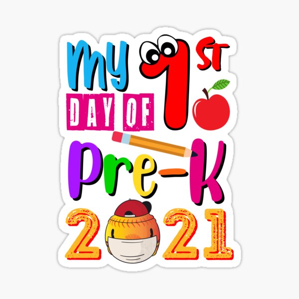 Pegatina «Camiseta preescolar para niños, mi primer día de prekínder ...