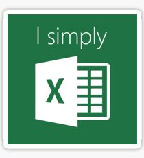Excel Stickers | Redbubble