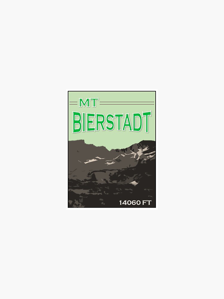 "Mount Bierstadt, Colorado 14er Sticker" Sticker for Sale by ...
