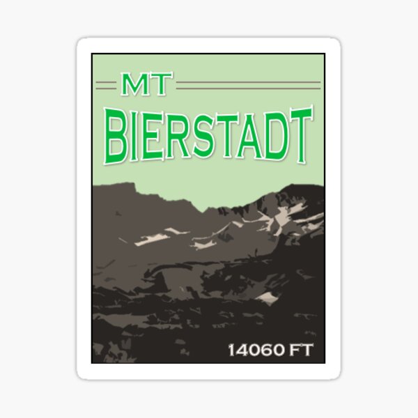 "Mount Bierstadt, Colorado 14er Sticker" Sticker for Sale by ...
