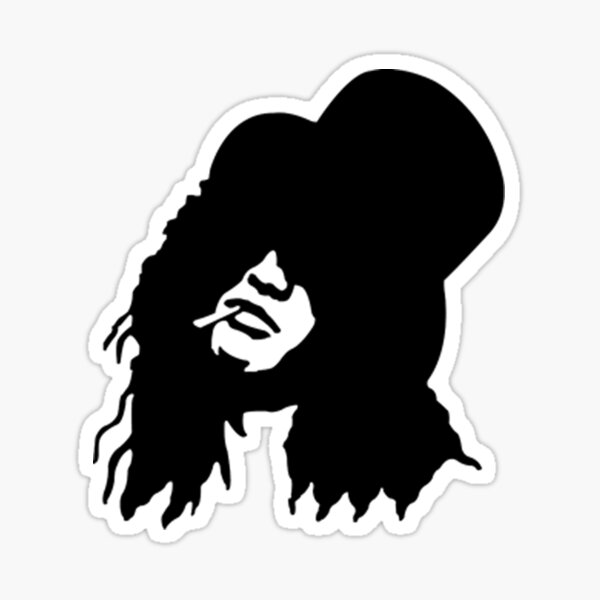 "Black hat" Sticker for Sale by Fairchilds | Redbubble