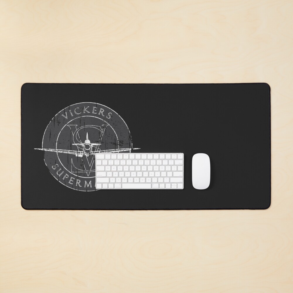 "Supermarine Spitfire WW2 Aircraft Logo" Mouse Pad for Sale by quark ...