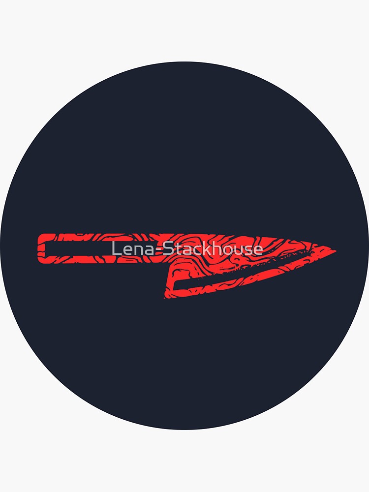 "Stackhouse Knives - Red knife in blue circle" Sticker for Sale by Lena ...