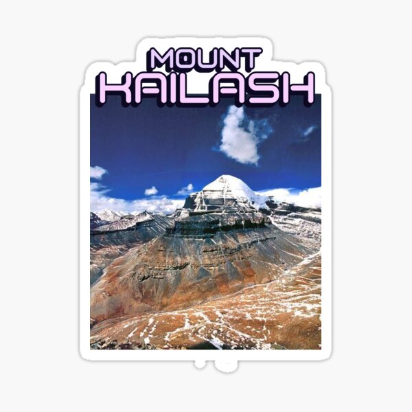 "Mount Kailash holy mountain " Sticker for Sale by sapj27 | Redbubble