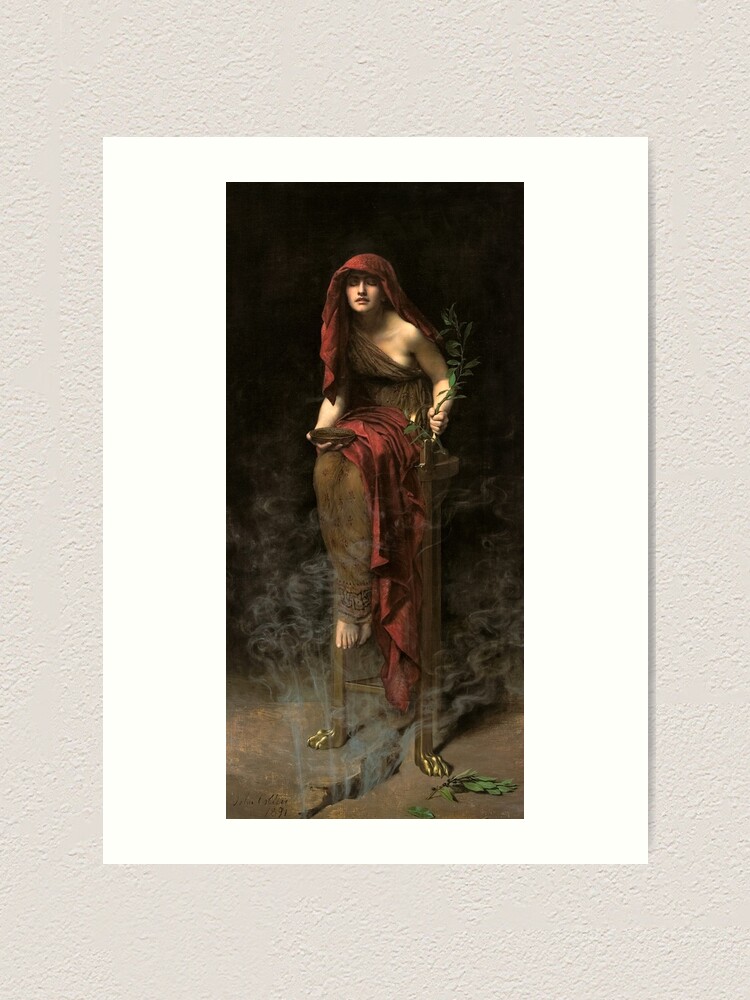 "Priestess of Delphi, 1891 by John Collier" Art Print for Sale by High ...