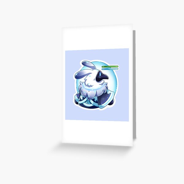 "Cryo Abyss Mage Chibi" Greeting Card by DoodlePalace | Redbubble