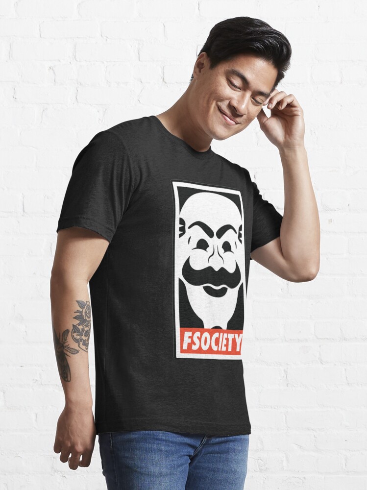"FSociety" T-shirt for Sale by TheCommoner | Redbubble | mr t-shirts ...