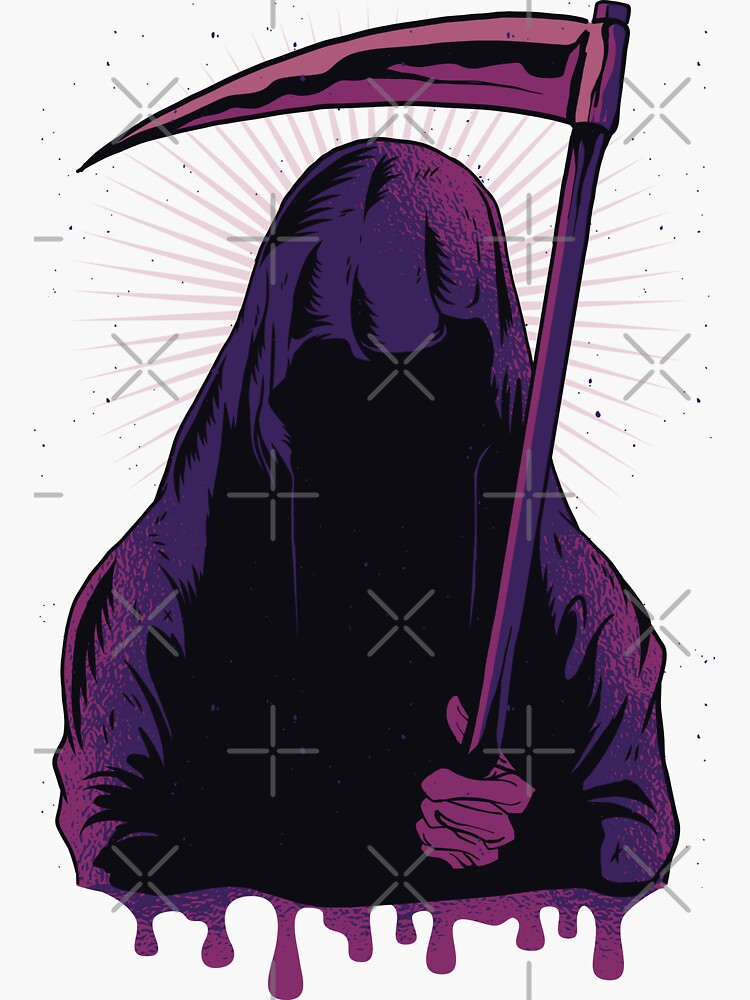 "Faceless Grim Reaper" Sticker for Sale by artado | Redbubble