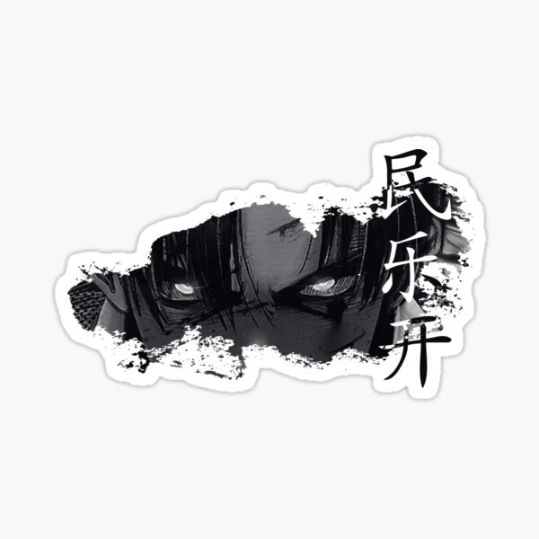 "Levi Ackerman - Attack on Titan (SnK)" Sticker for Sale by Eavel ...