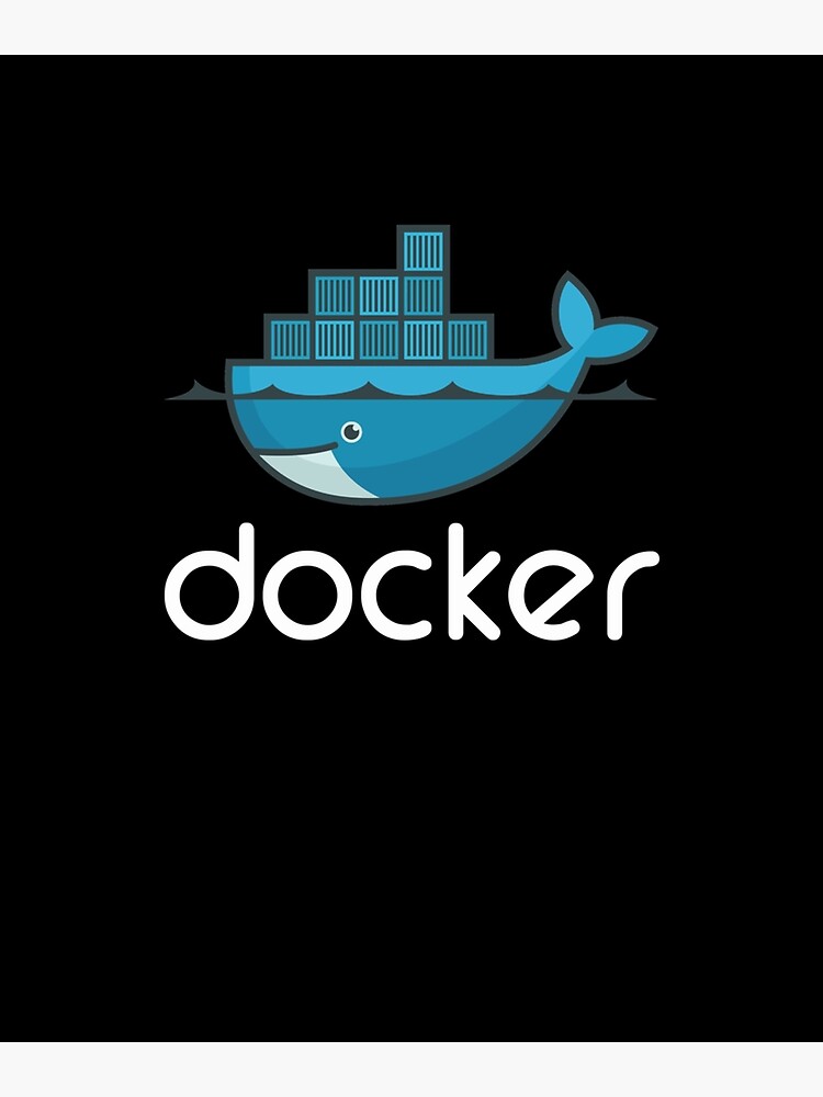 "Docker Logo" Poster for Sale by jossuemartine44 | Redbubble