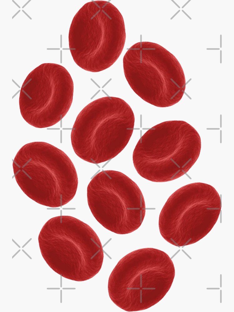 "Smiley Red Blood Cells Pack" Sticker for Sale by Graphic-hunt | Redbubble