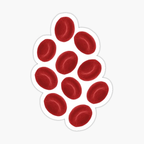 "Smiley Red Blood Cells Pack" Sticker for Sale by Graphic-hunt | Redbubble