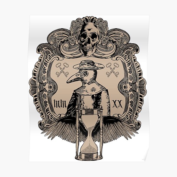 "Vintage Plague Doctor" Poster for Sale by epitomegirl | Redbubble