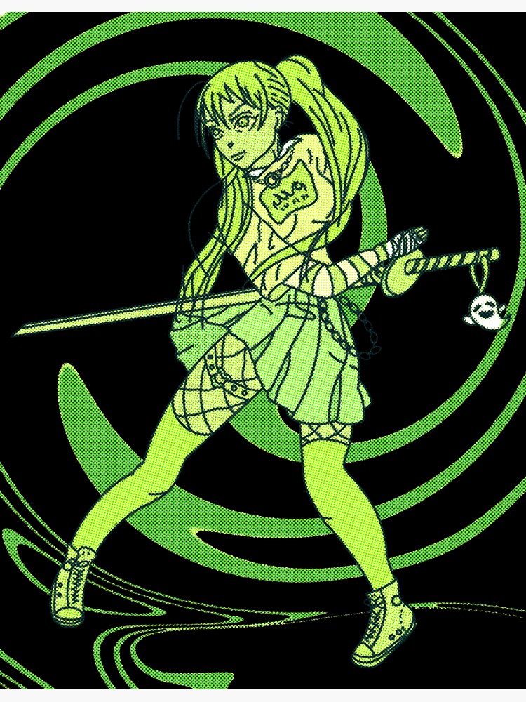 "Girl Slime Fighter " Sticker by ehbohni | Redbubble