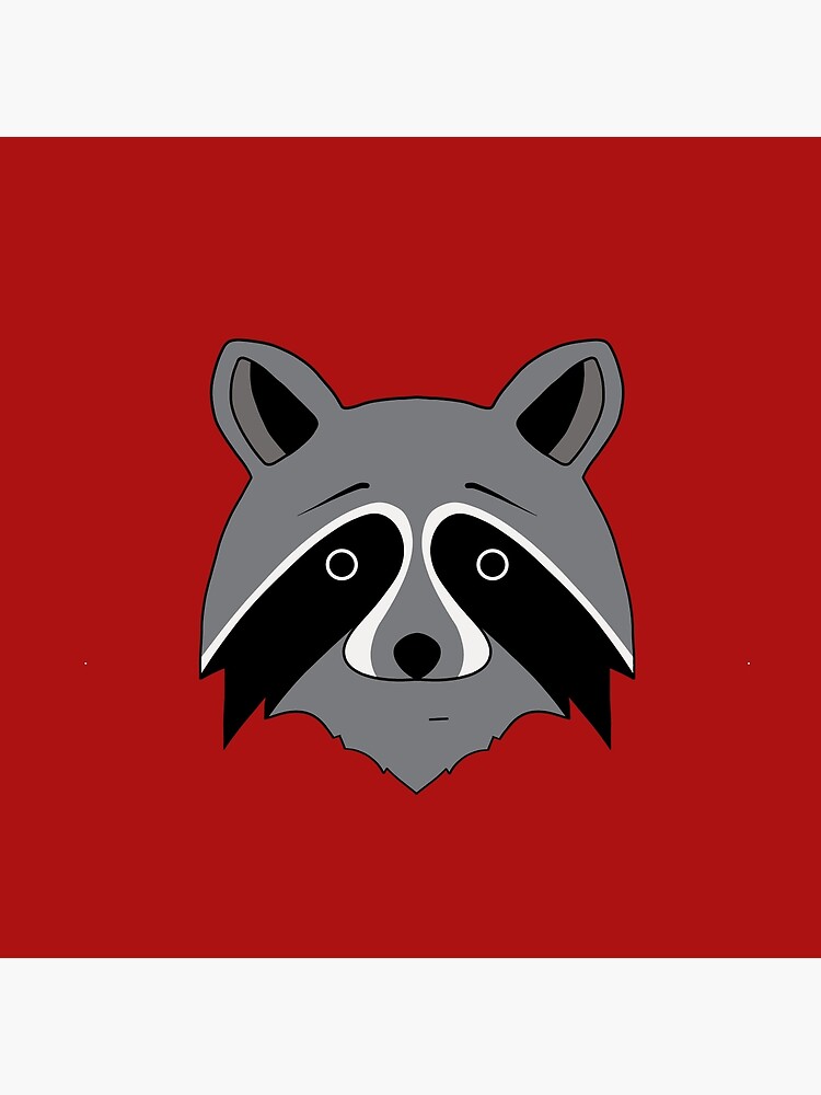 "Animated Raccoon" Poster by WhaleyBoo | Redbubble