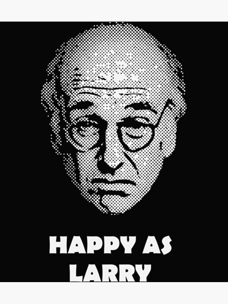 "Happy as Larry Essential ." Poster by AmberMartin1 | Redbubble