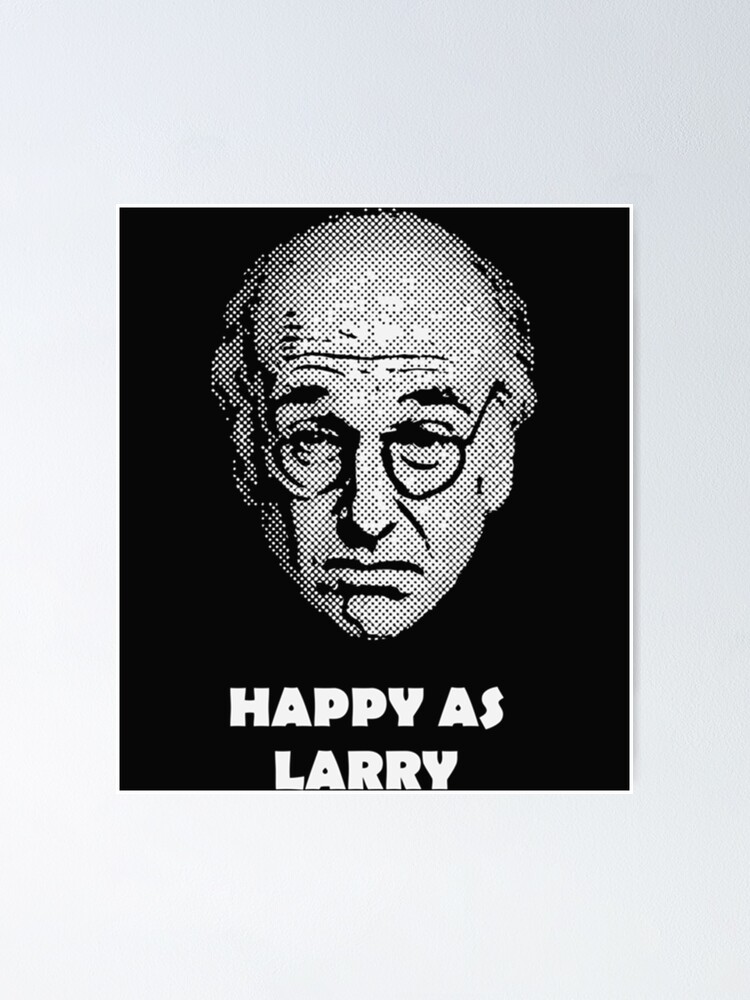 "Happy as Larry Essential ." Poster by AmberMartin1 | Redbubble
