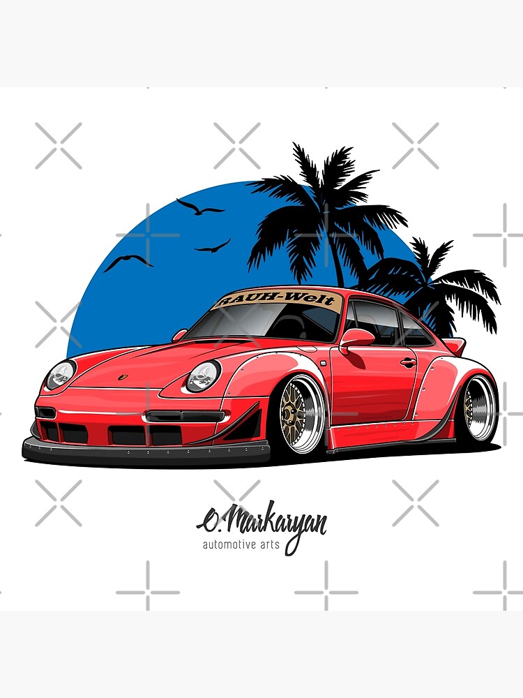 "RWB 993 (red)" Art Print for Sale by OlegMarkaryan | Redbubble