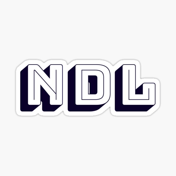 "NDL Niko Defence League" Sticker for Sale by COLDWEAR | Redbubble