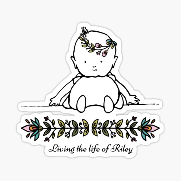 "Life of Riley" Sticker for Sale by megmcghee | Redbubble