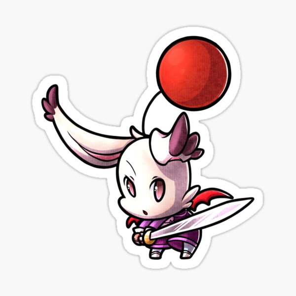 "Moogle knight from Final Fantasy tactics advance / A2" Sticker for ...