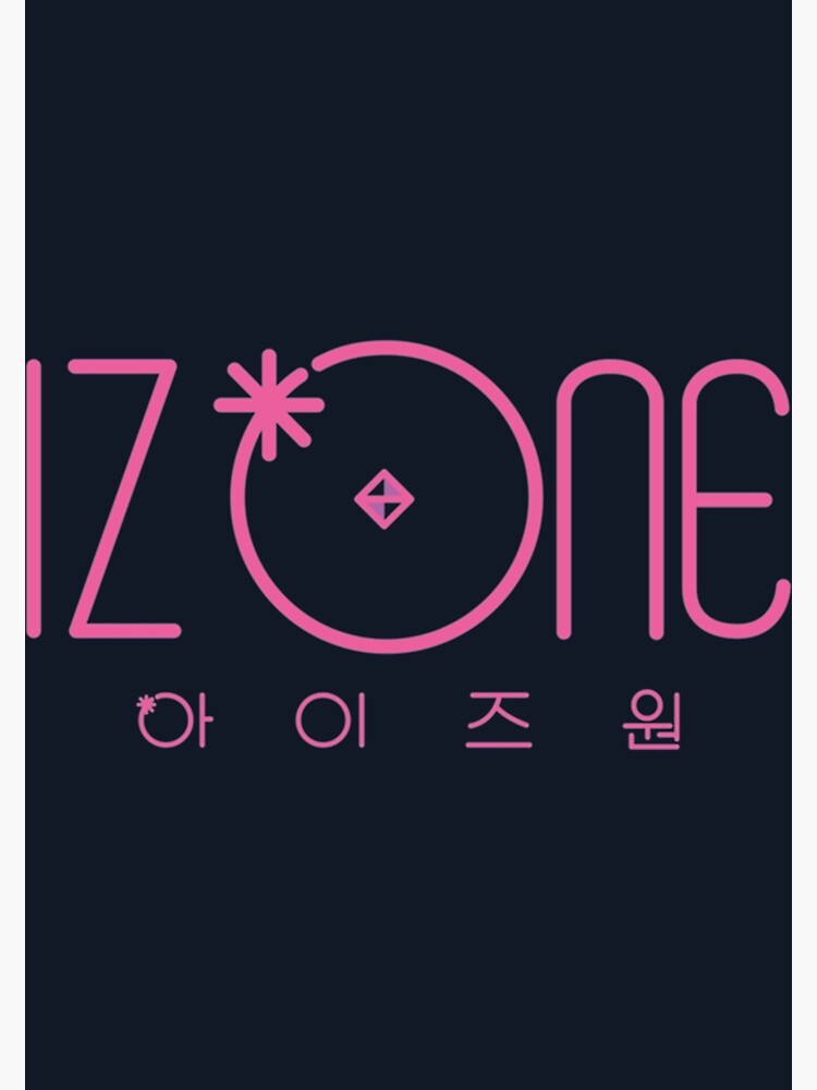 "KPOP IZONE OFFICIAL LOGO" Poster for Sale by OscarKanea | Redbubble
