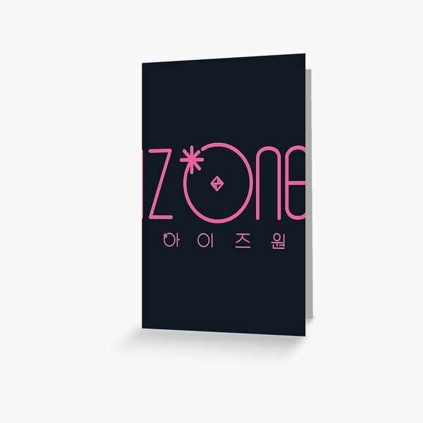 "KPOP IZONE OFFICIAL LOGO" Greeting Card for Sale by OscarKanea | Redbubble